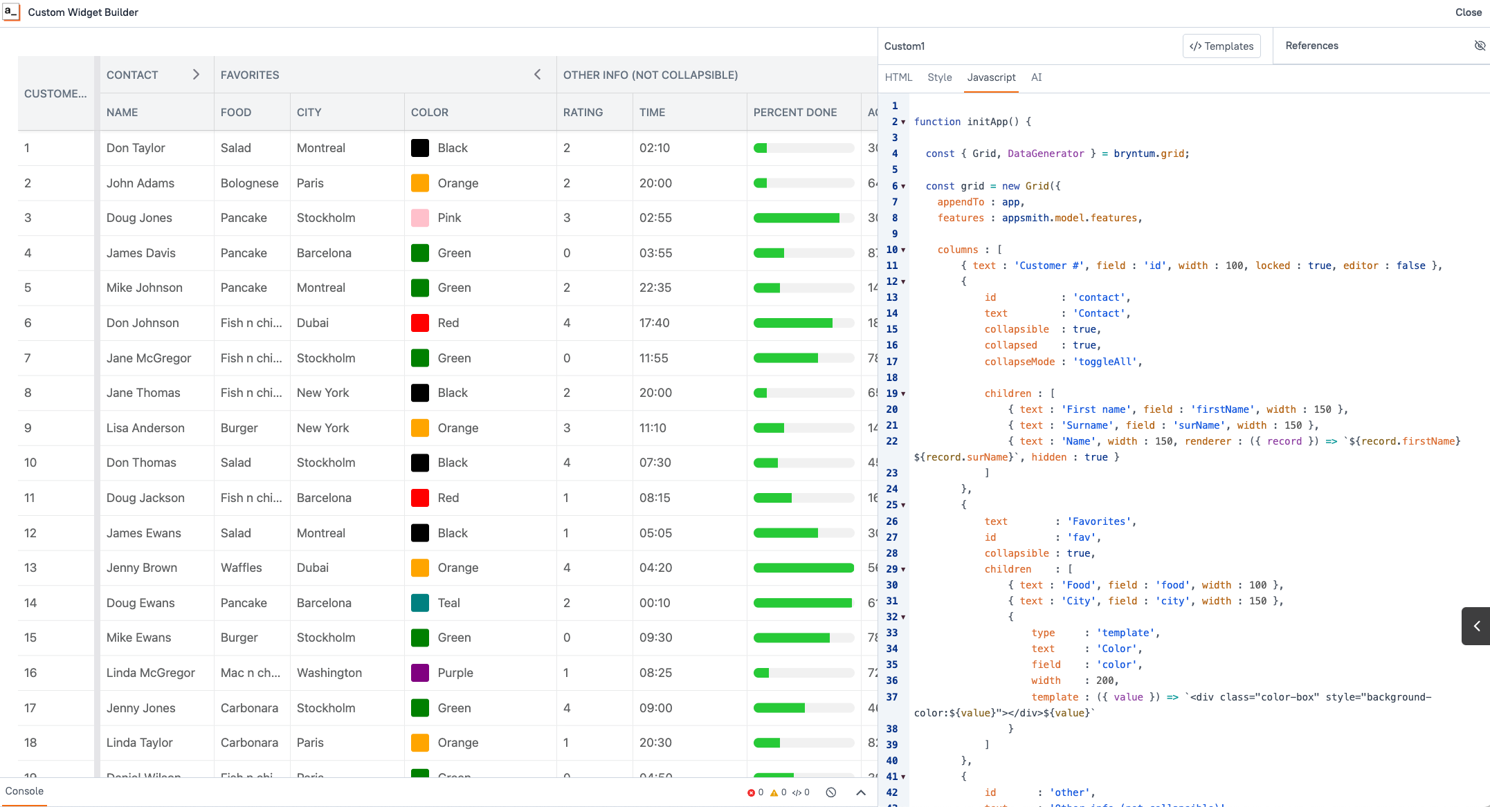 How to Integrate Bryntum Into Appsmith - Getting Started Guide | Appsmith Community Portal